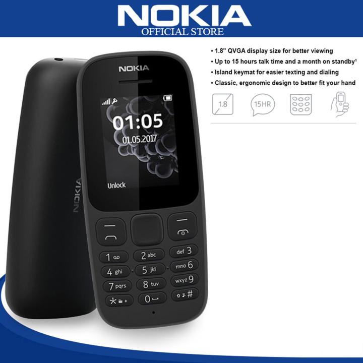 Nokia 105 Dual Sim 4th Edition With 1 Year Warranty | Daraz.lk