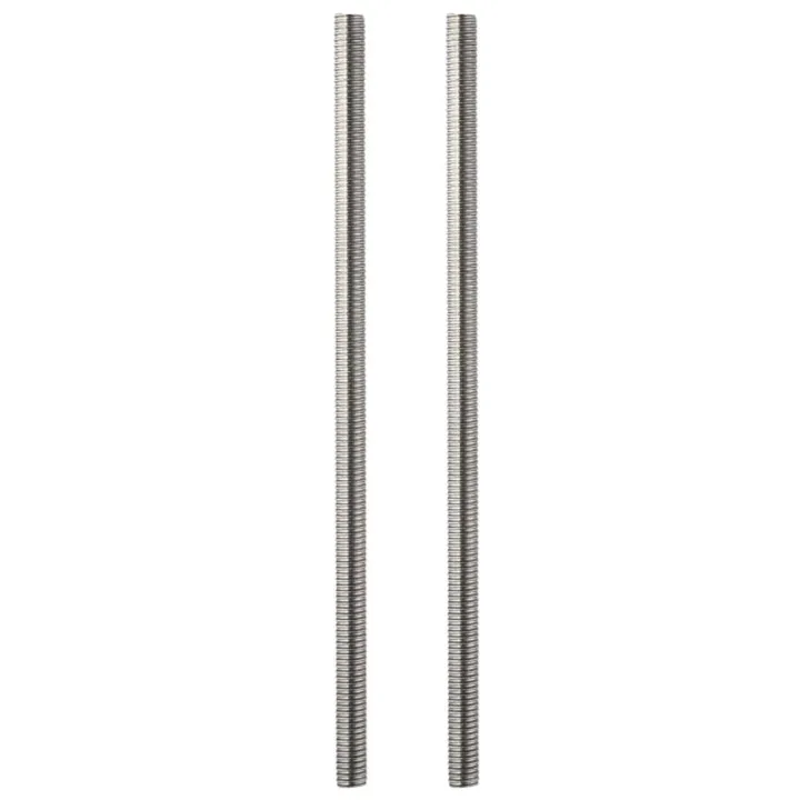 2PCS Practical 304 Stainless Steel Fully Threaded Rod Right Hand ...