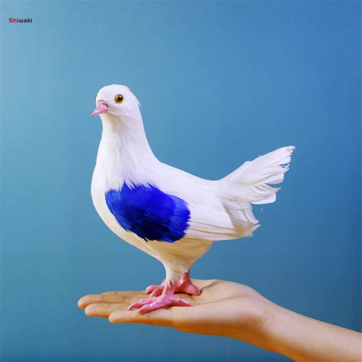 Artificial Pigeon Model Lifelike Decorative Animal Realistic Artificial ...