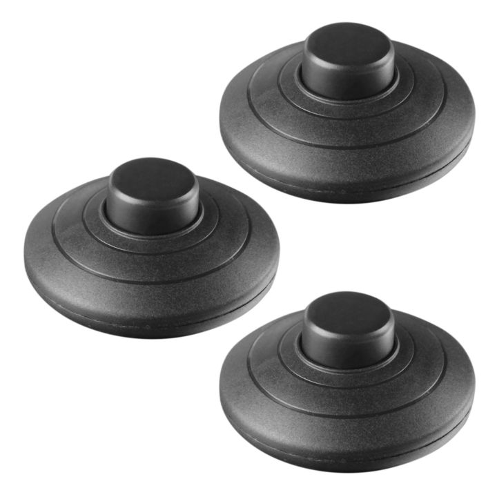 3Pcs Black In-Line Lamp Foot Switch Push Power Pedal Light FootSwitch ...