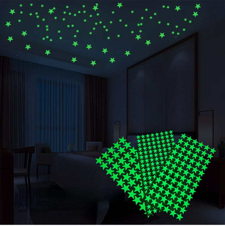 144 Pcs X 1 CM Size High Radium Star Stickers High Quality 3D Light ...