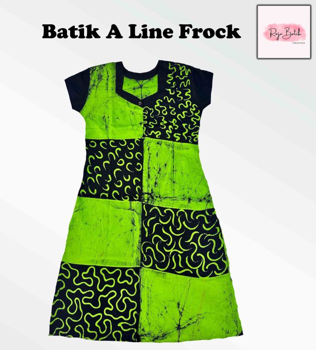 Batik A Line Frocks | Daraz.lk