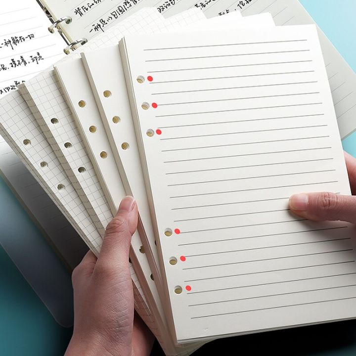 A5 A6 Loose Leaf Notebook Refill Spiral Binder Planner Inner Page ...