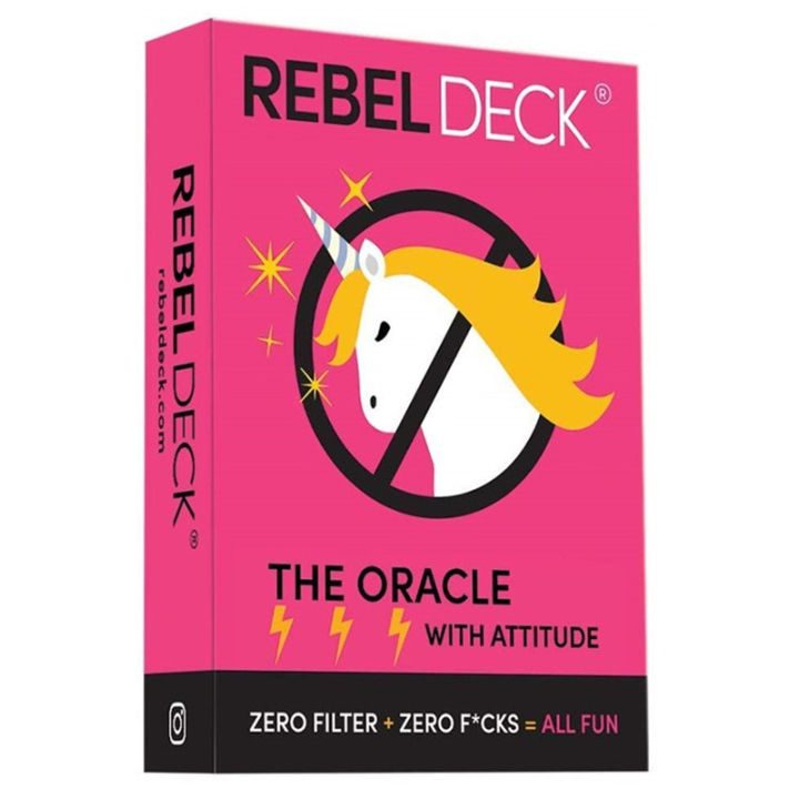 【LuxeGlow】Oracle REBEL DECK Tarot Card Board Deck Games Palying Cards ...