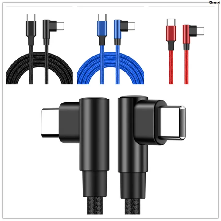 Chanxi【2025 Version】90 Degree Elbow Type-c Cables 20V 3A 60W PD Fast ...