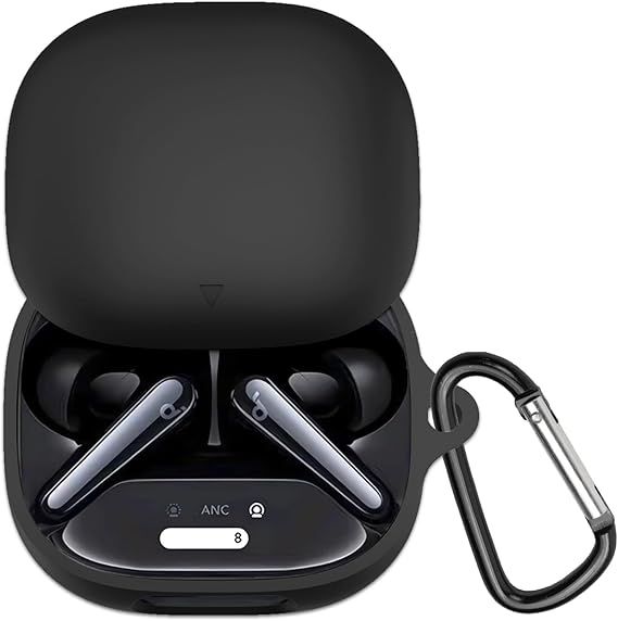 Premium Black Silicone Protective Cover with Carabiner for Anker ...