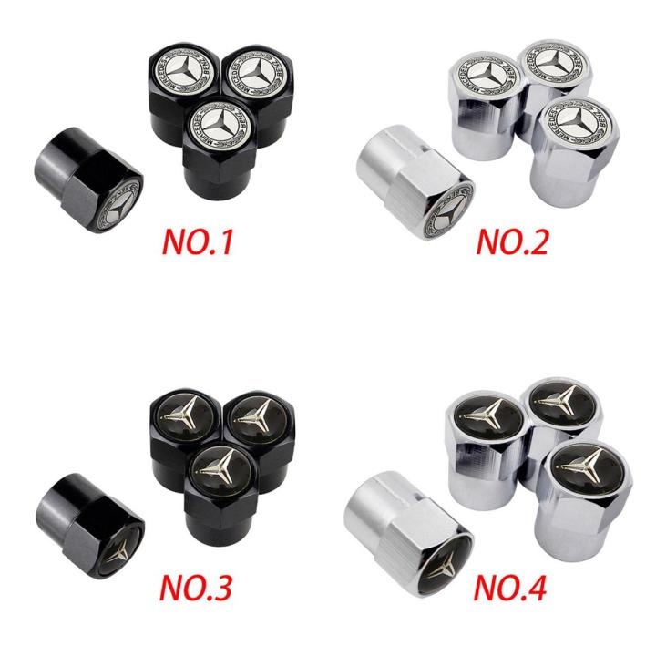 New 4Piece Night knight For Mercede Benz Car Tire Valve tem Cap Tyre ...