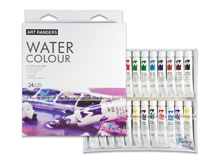 Art Rangers Watercolor Paint Tube Set 24 Color 12ml | Daraz.lk