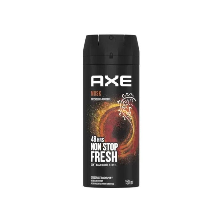 AXE Musk Deodorant Body Spray 150ml Men Fragrance Perfume Non Stop ...