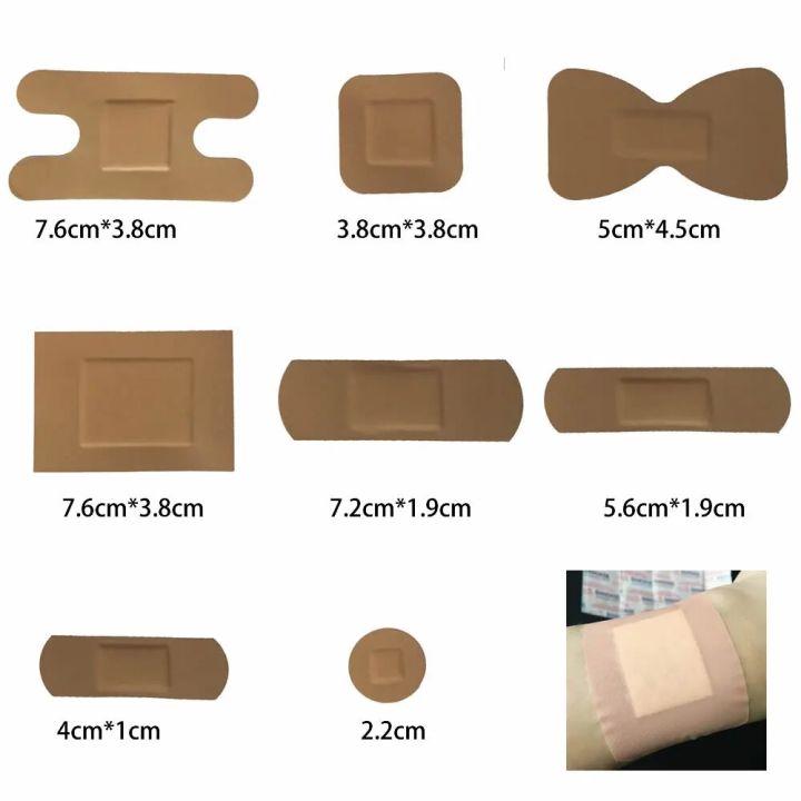 plasters medical 20/50/100 Pcs First Aid Waterproof Wound Plaster ...
