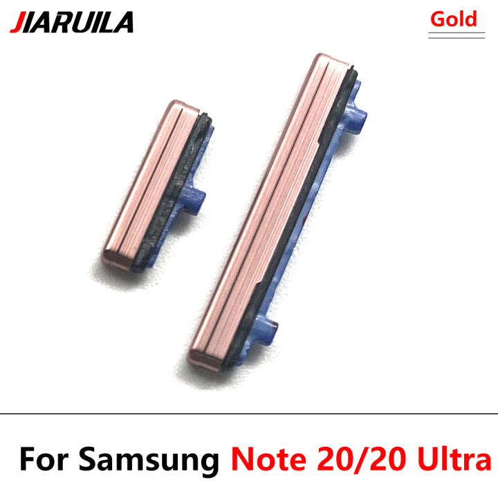 New Power On Side Key Button + Volume Up Down Side Button For Samsung ...