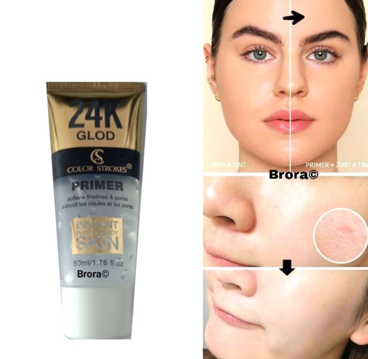 Color Strokes 24K Gold Photographic Skin Primer 50 ml | Daraz.lk