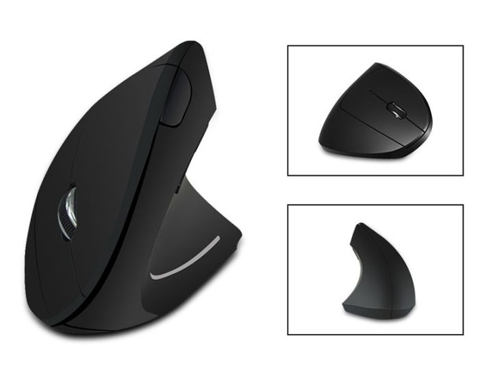 Ergonomics Vertical Mouse 2.4G Wireless Creative Office Anti-Mouse Hand ...