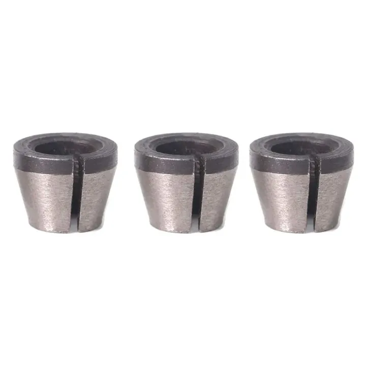 3Pcs High Precision 6mm 6.35mm 8mm Router Collet Chuck Adapter for ...