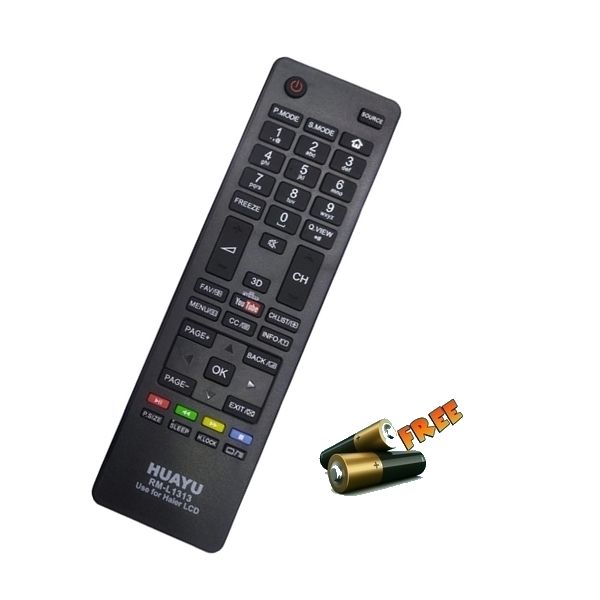 HAIER LCD/LED SMART TV Remote Controller L1313 & Free Batteries | Daraz.lk