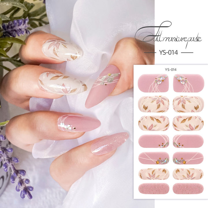 14 Tips Japanese Fashion Designers Nail Stickers Nail Wraps Full Cover ...