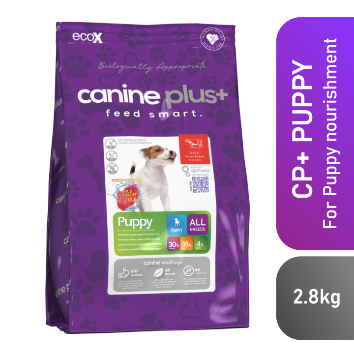 Canine Plus+ Puppy Dog Food [Beef & Sweet Potato] 2.8kg | Daraz.lk