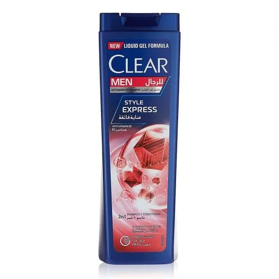 Clear Men 2 in 1 Anti-Dandruff Style Express Shampoo + Conditioner ...