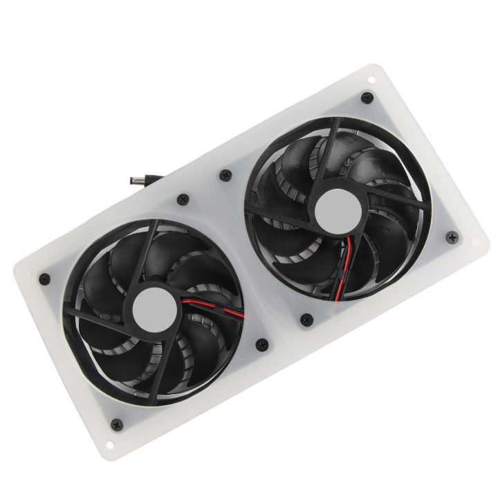 Solar Panel Fan Kit 100W 12V Dual Exhaust Fan Solar Panel Set for Home ...