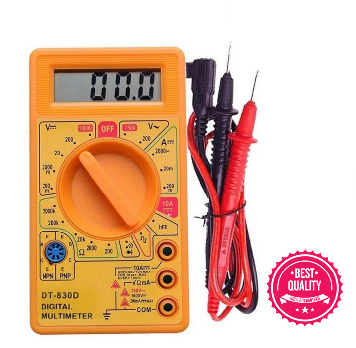 Best Quality Digital Multimeter Voltmeter Voltage Ampere Ohm Tester DC ...