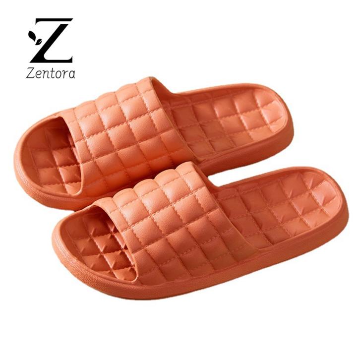 Zentora Indoor Slippers Solid Color Unisex Adults Summer Shower Slides ...