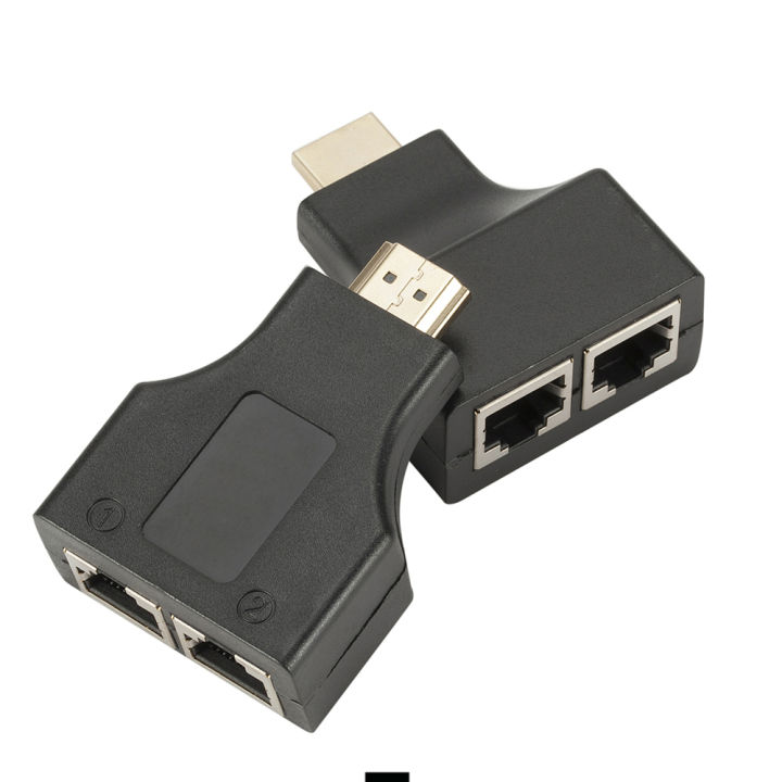 HDMI to RJ45 HDMI to Dual RJ45 Apapter Network Cable HDMI Extender 30 ...