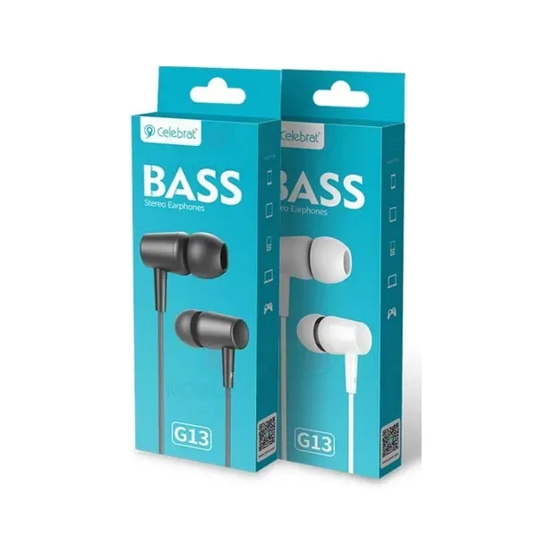 Celebrat G13 Stereo High-Quality Music 3.5mm Wired Earphones | Daraz.lk