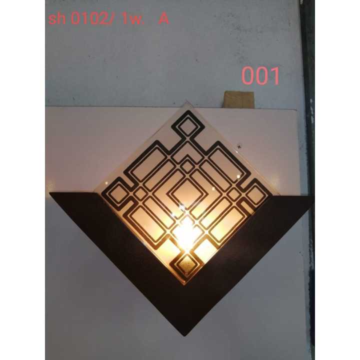 Wall Lamp, V shape Wall Lamp Wood and Glass Wall lamp | Daraz.lk
