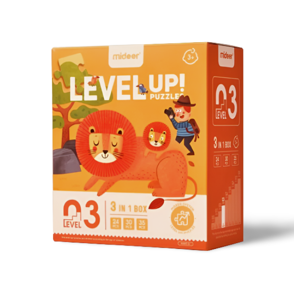 Puzzles Level 3, Three Themes for Kids Ages 3 Up MiDeer Level Up | Daraz.lk