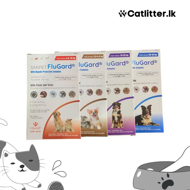 Flugard Chewable Tablets For Dogs & Cats | Daraz.lk