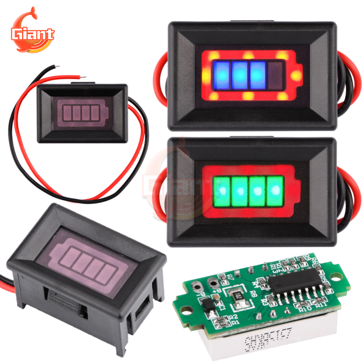 1S 2S 3S 4S 18650 Lithium Indicator Module LED Display Level Indicator ...