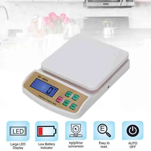 10Kg/1g Libra Digital Kitchen Scales Counting Weighing Electronic ...