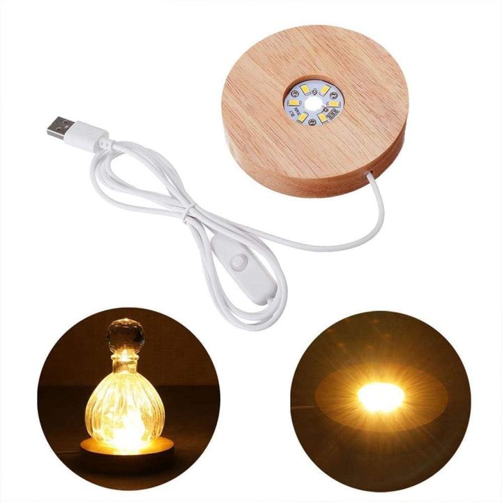 Light Base LED Light Coaster for Glass Block Mood Lights Base LED ...