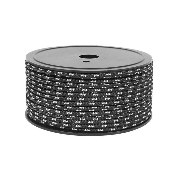Outdoor Tent Ropes Roll Reflective Ropes,Black | Daraz.lk