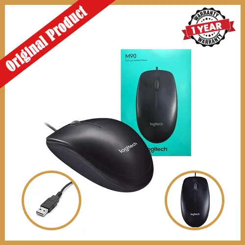 Logitech M90 Full-size Corded Mouse | Daraz.lk