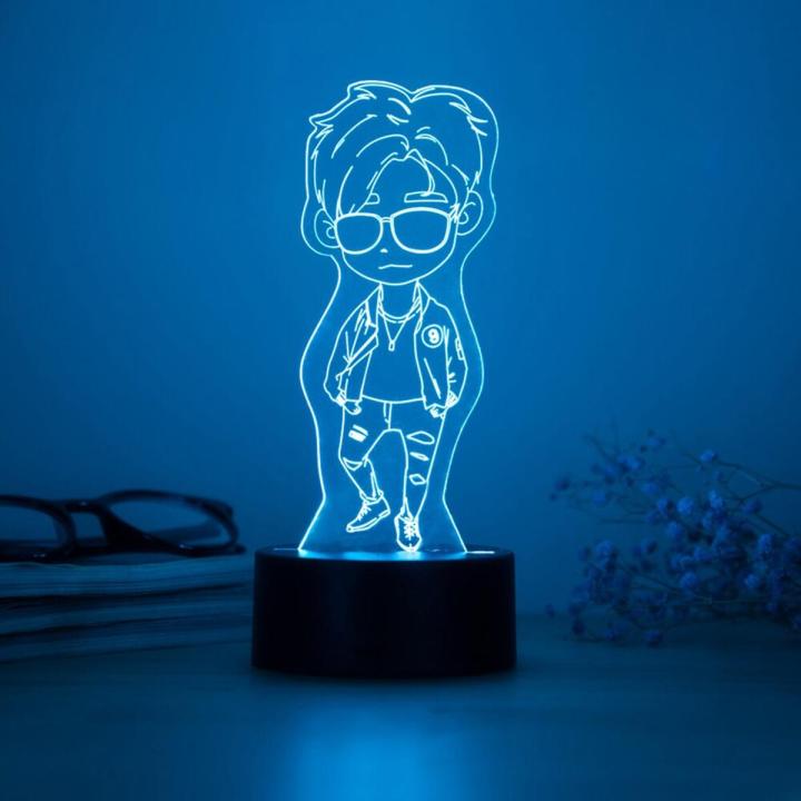 Led Night Anime Demon Slayer Agatsuma Zenitsu Figure for Kids Child ...