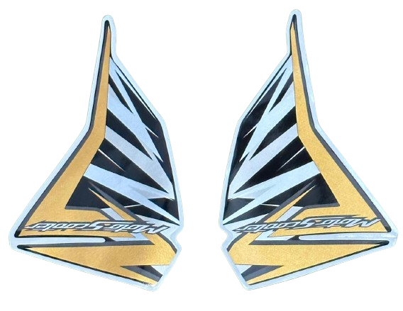 Honda Dio Dx Golden Front Panel Both Side Stickers | Daraz.lk