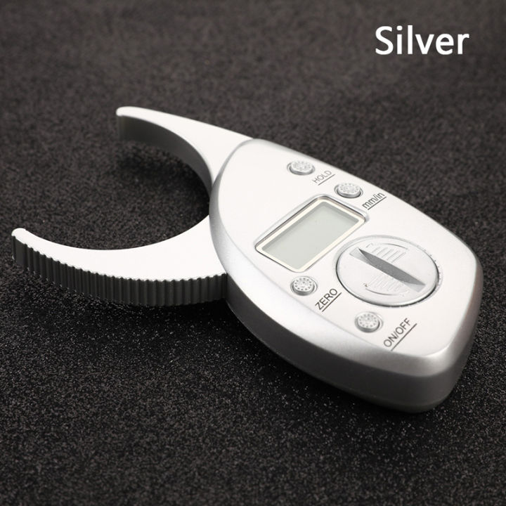 Digital Body Fat Skinfold Caliper Fold Analyzer Measurement Thickness ...