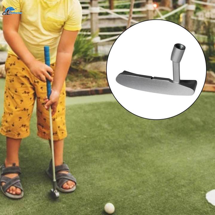 Zinc Alloy Golf Practice Putter Head Equipment Single Sided Practice ...