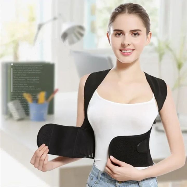 shoulder guard Adjustable Support Brace Correction Humpback Back Belt ...