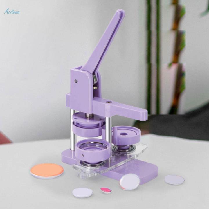 Button Maker Machine Punch Press Pin Button Maker Press Machine | Daraz.lk