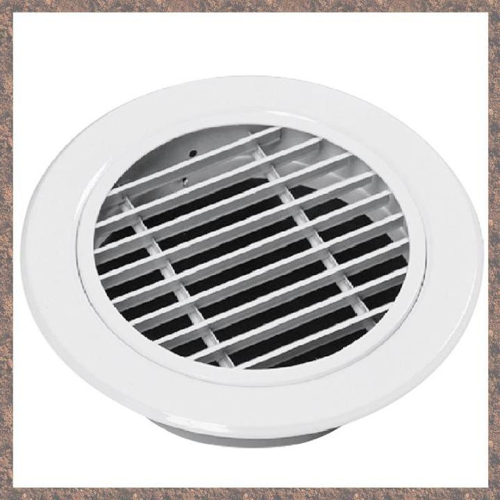 For 200mm Aluminum Alloy Louver Vent Grill Cover Round Single Layer ...