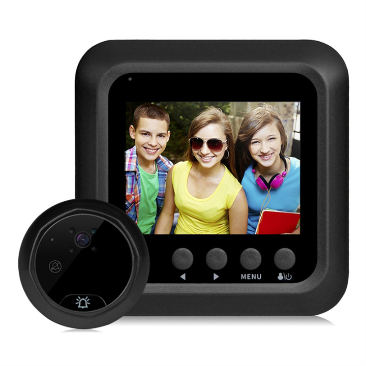 Security Camera 2.4 Inch LCD Screen, Intelligent Doorbell, Door Viewer ...