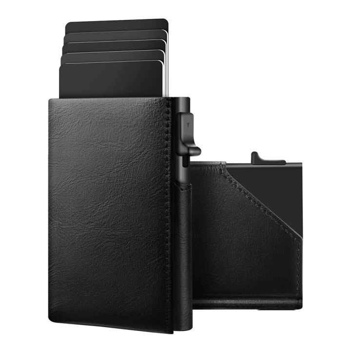 YE TREE Small Aluminum Card Holder Wallet for Men RFID Credit Card Coin ...