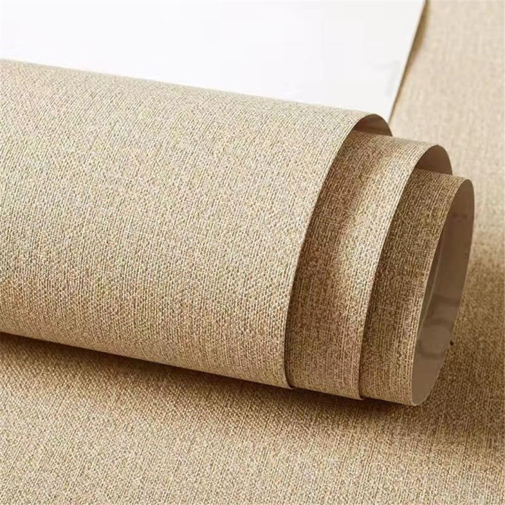 Linen PVC Self Adhesive Wallpapers for Home Decor Wallpaper Bedroom ...