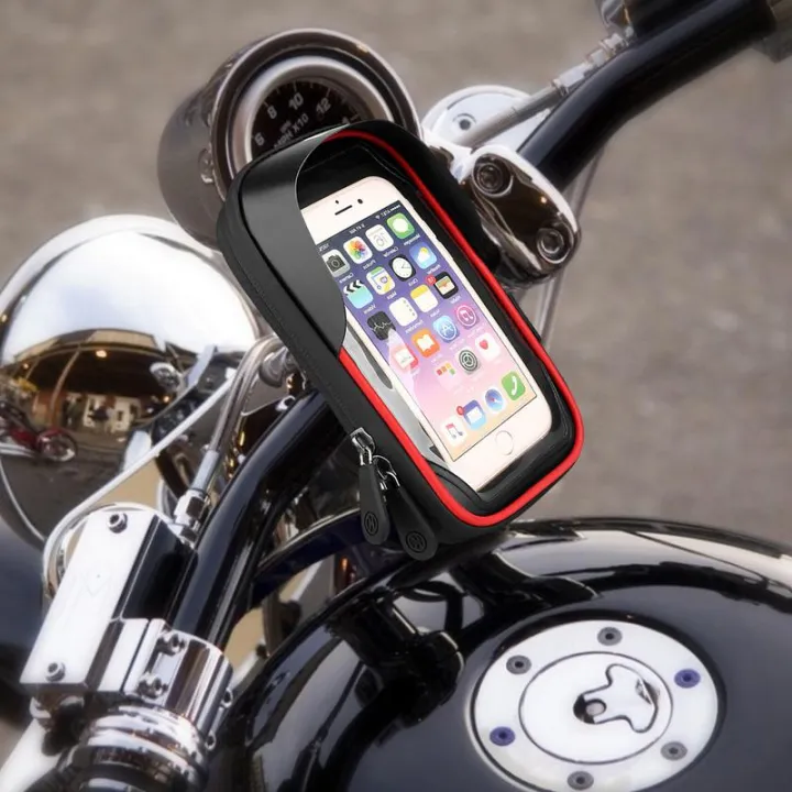 Motorcycle Bicycle Phone Holder Waterproof Case Bike Phone Bag ...