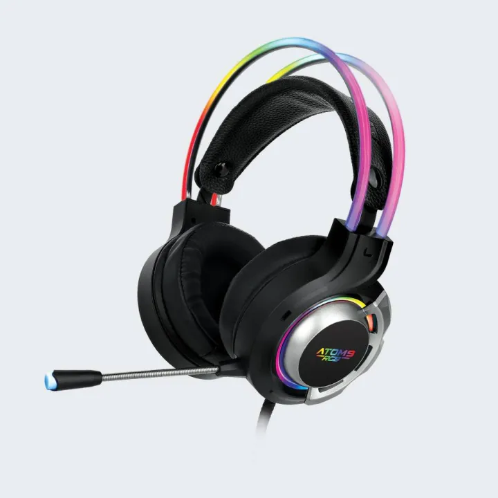 HEADPHONE ARMAGGEDDON ATOM 9 RGB GAMING HEADSET | Daraz.lk
