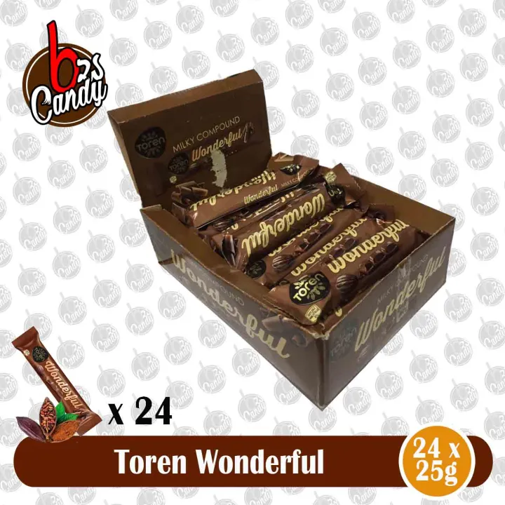 Toren Wonderful 24 x 25g bars chocolates | Daraz.lk