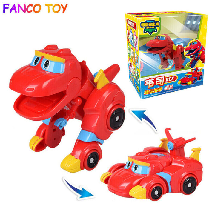 Newest Min Gogo Dino ABS Deformation Car Toys Airplane Action Figures ...