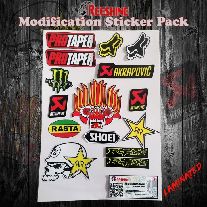 Vehicle Modification sticker pack for Bike,car and any type vehicle ...